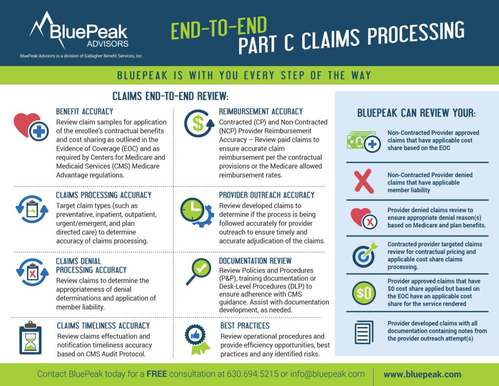 Service Spotlight: End-to-End Part C Claims Testing - BluePeak Advisors